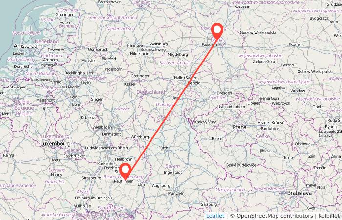 Metzingen Karte Deutschland